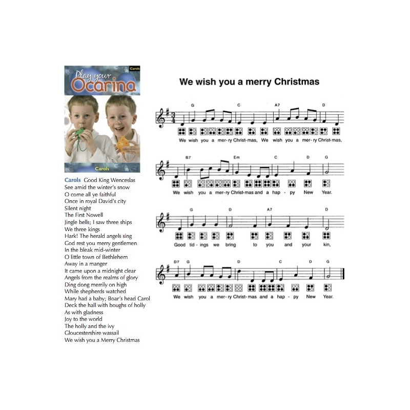 We Wish you a Merry Christmas Resources Download - Ocarina Workshop